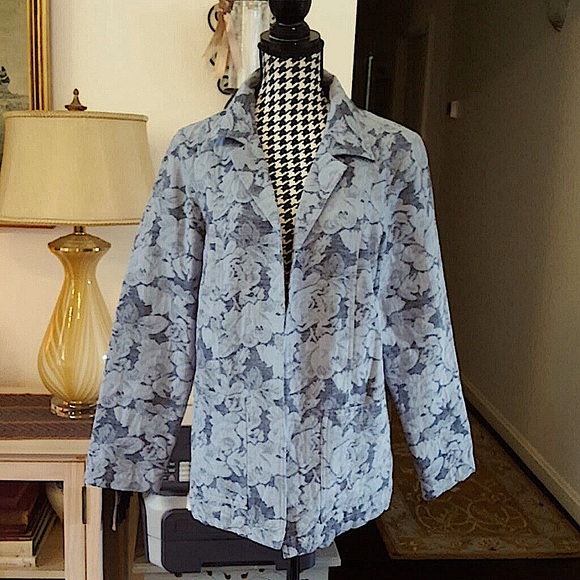 Dialogue | Jackets & Coats | Vintage Dialogue Linen Blend Blazer Size ...